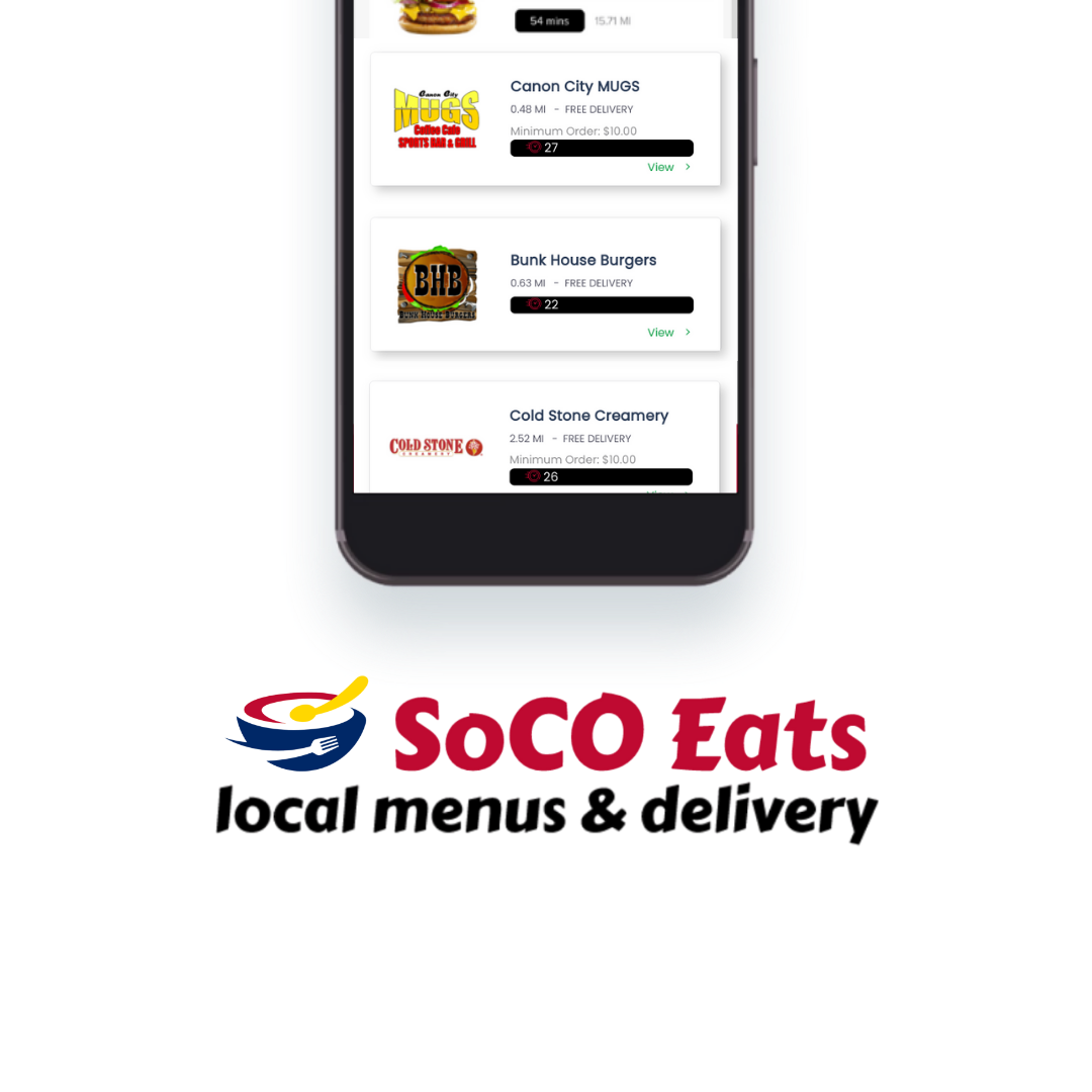 SoCO Eats Local Menus & Delivery - Food Delivery in Southern Colorado